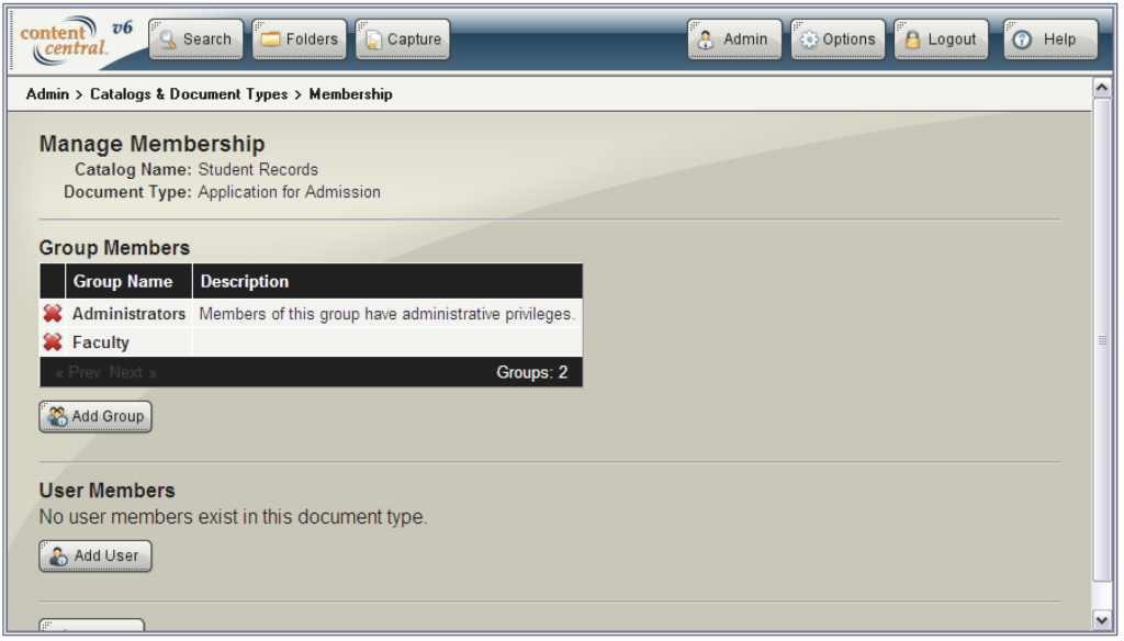 Content Central Document Management Software Manual