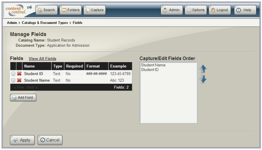 Content Central Document Management Software Manual